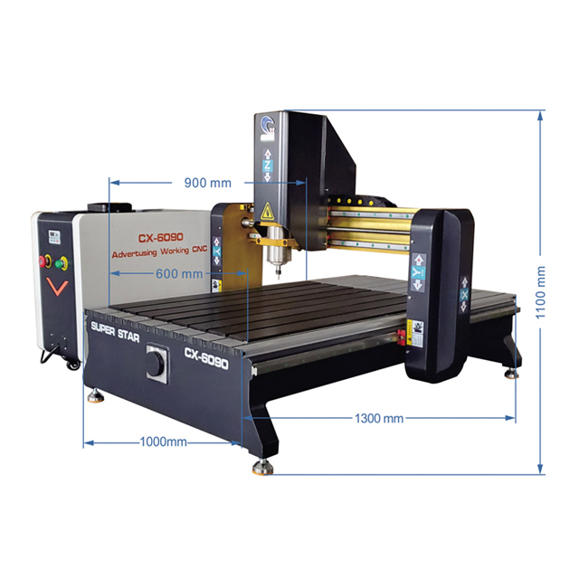 Superstar 6090 Small Wood Router CNC Carving Machine - Buy small wood ...